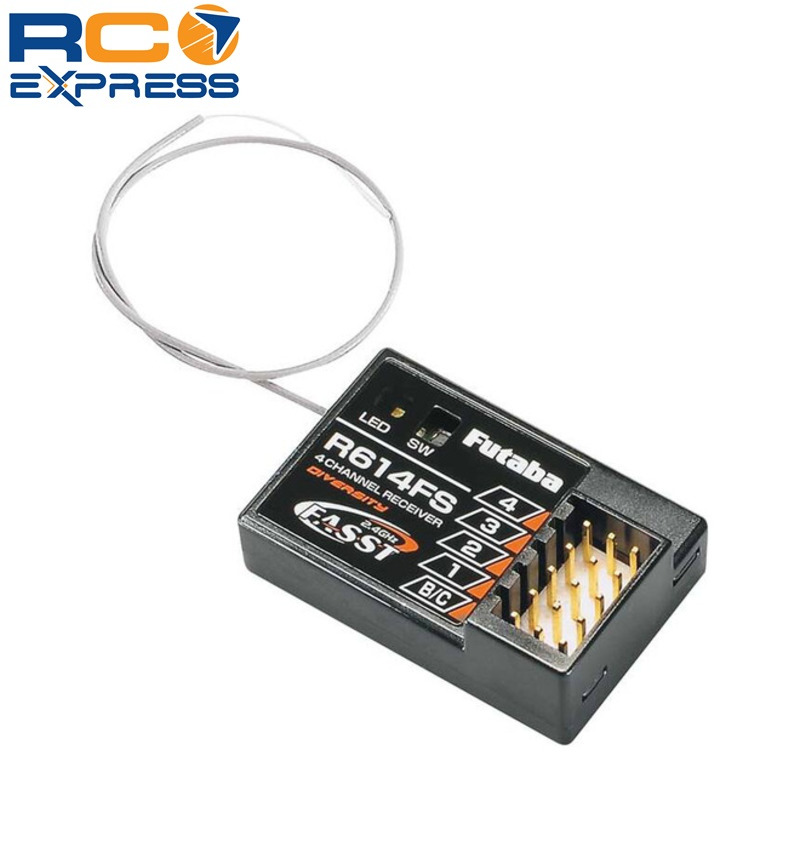 Futaba R614FS 2.4GHz FASST Receiver 4PKS FUTL7635 | eBay